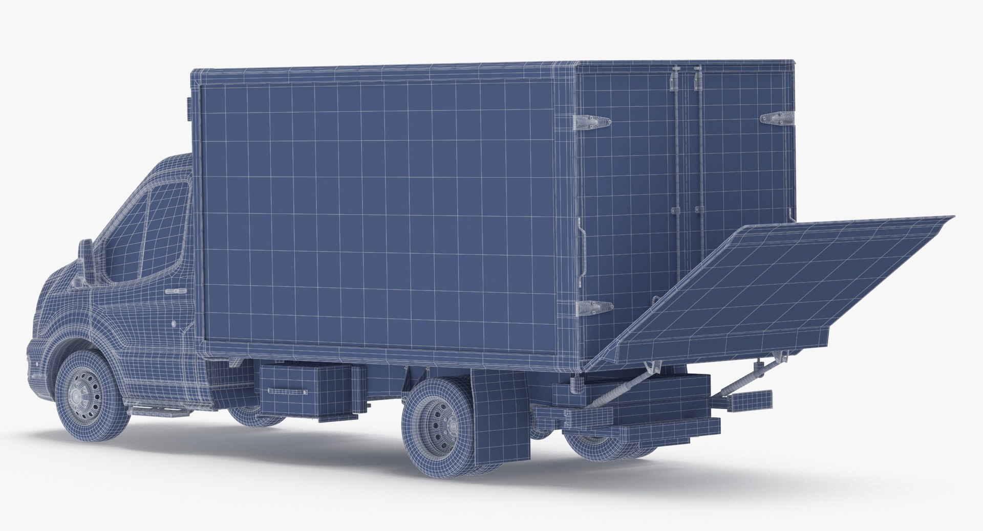 Ford Transit F350HD 2020 Reefer 3D model - TurboSquid 2029436