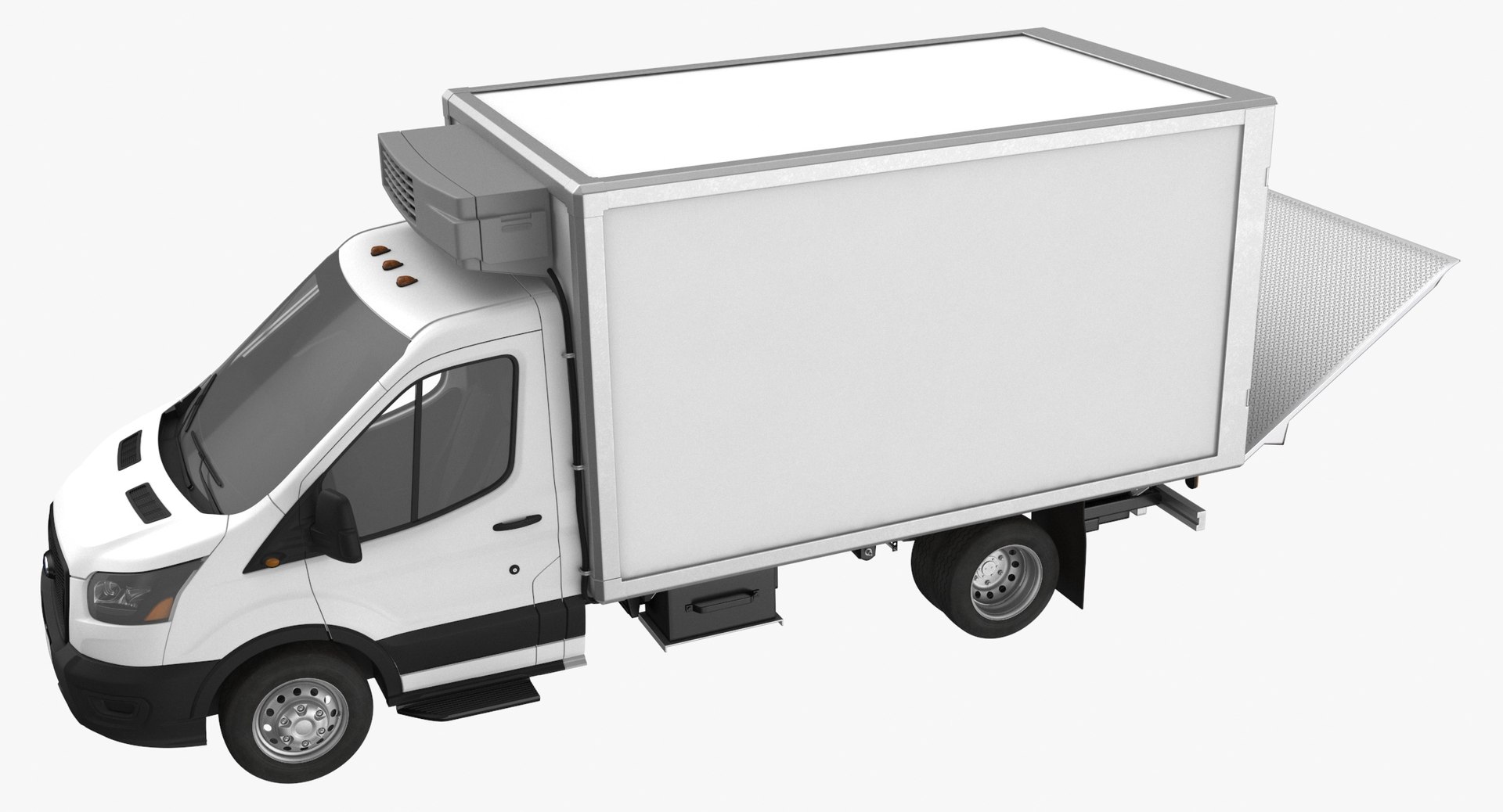 Ford Transit F350HD 2020 Reefer 3D model - TurboSquid 2029436
