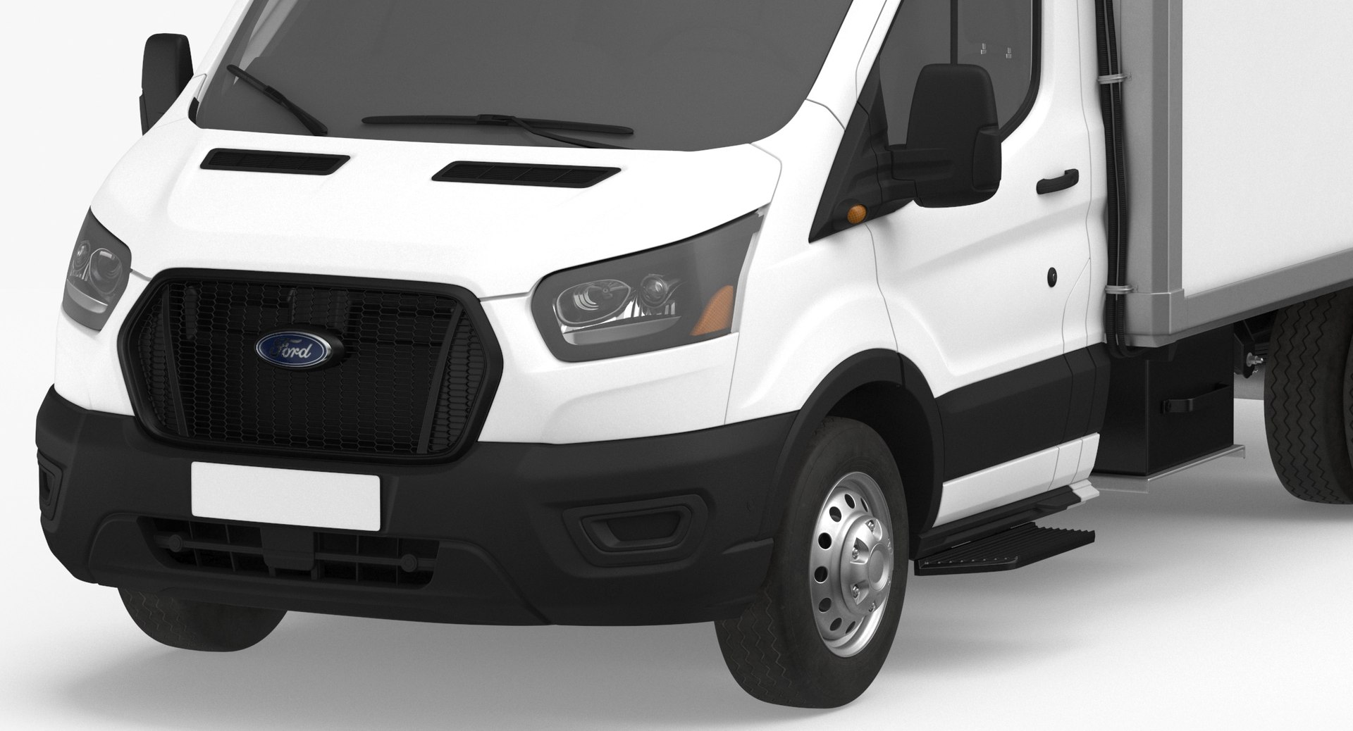 Ford Transit F350HD 2020 Reefer 3D model - TurboSquid 2029436