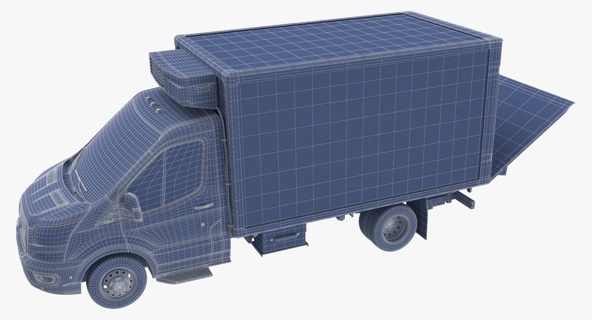 Ford Transit F350HD 2020 Reefer 3D model - TurboSquid 2029436