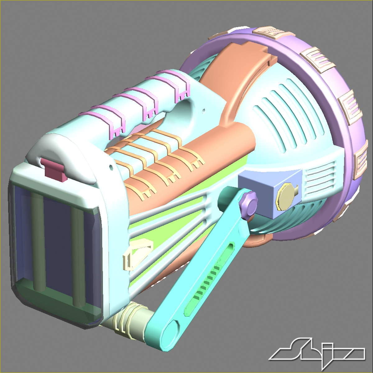 3d spotlight rwl10 model