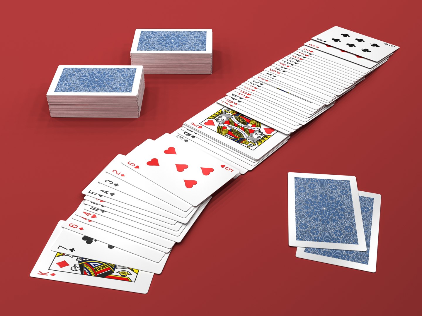 Playing Cards 3D Model - TurboSquid 1700947