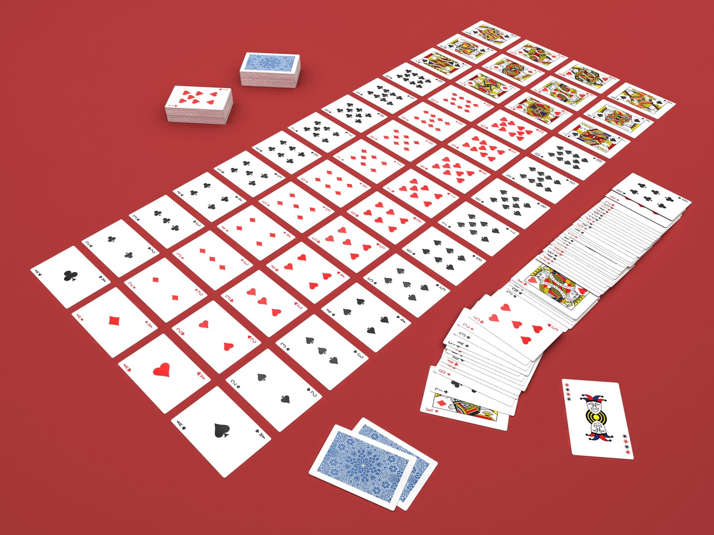 Playing Cards 3D Model - TurboSquid 1700947