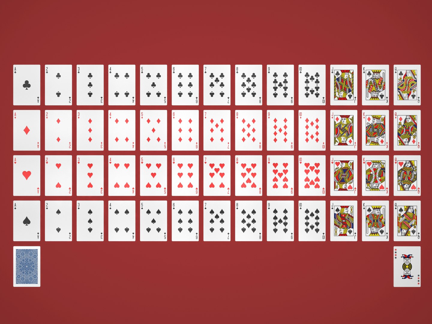 Playing Cards 3D Model - TurboSquid 1700947