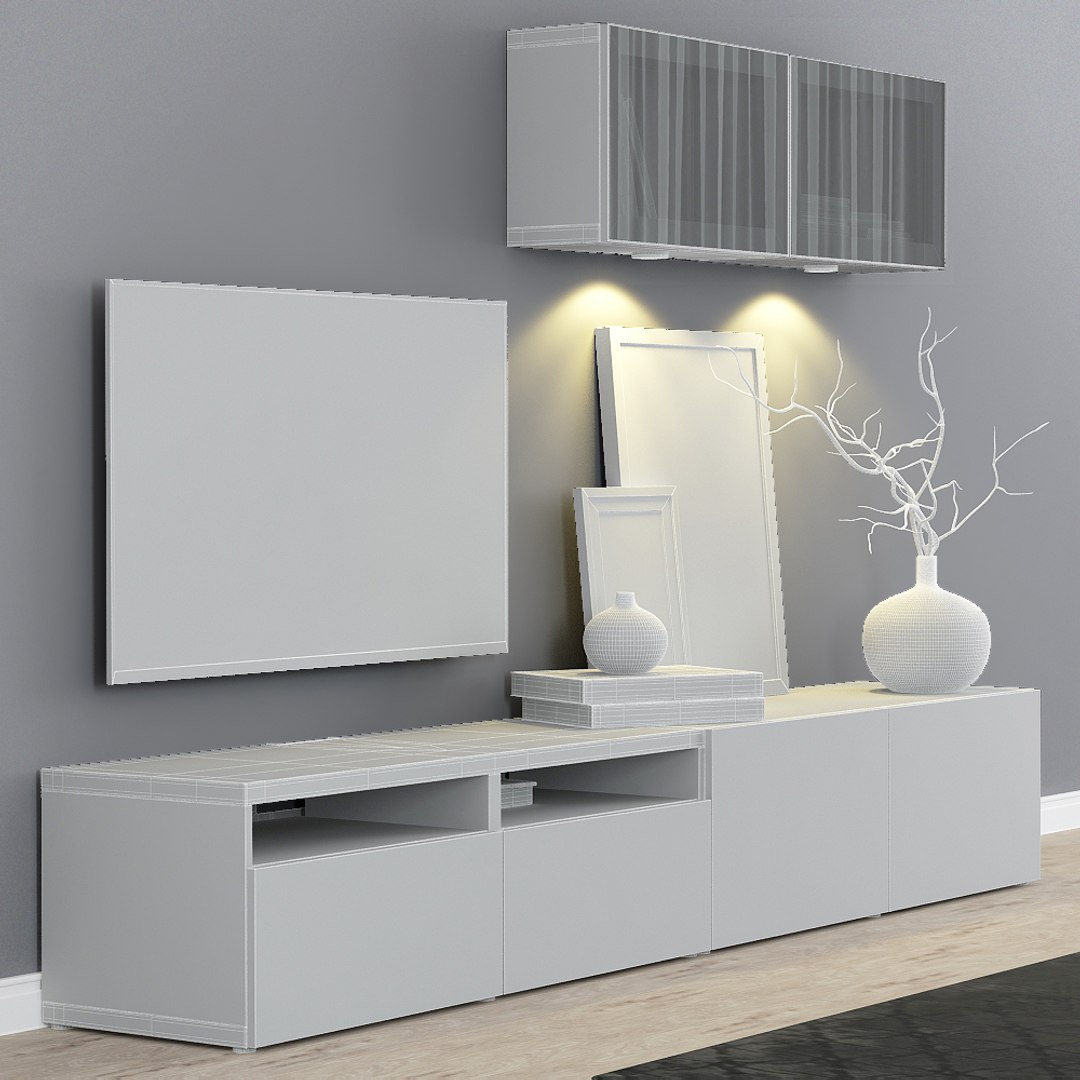 3d Model Besta Ikea