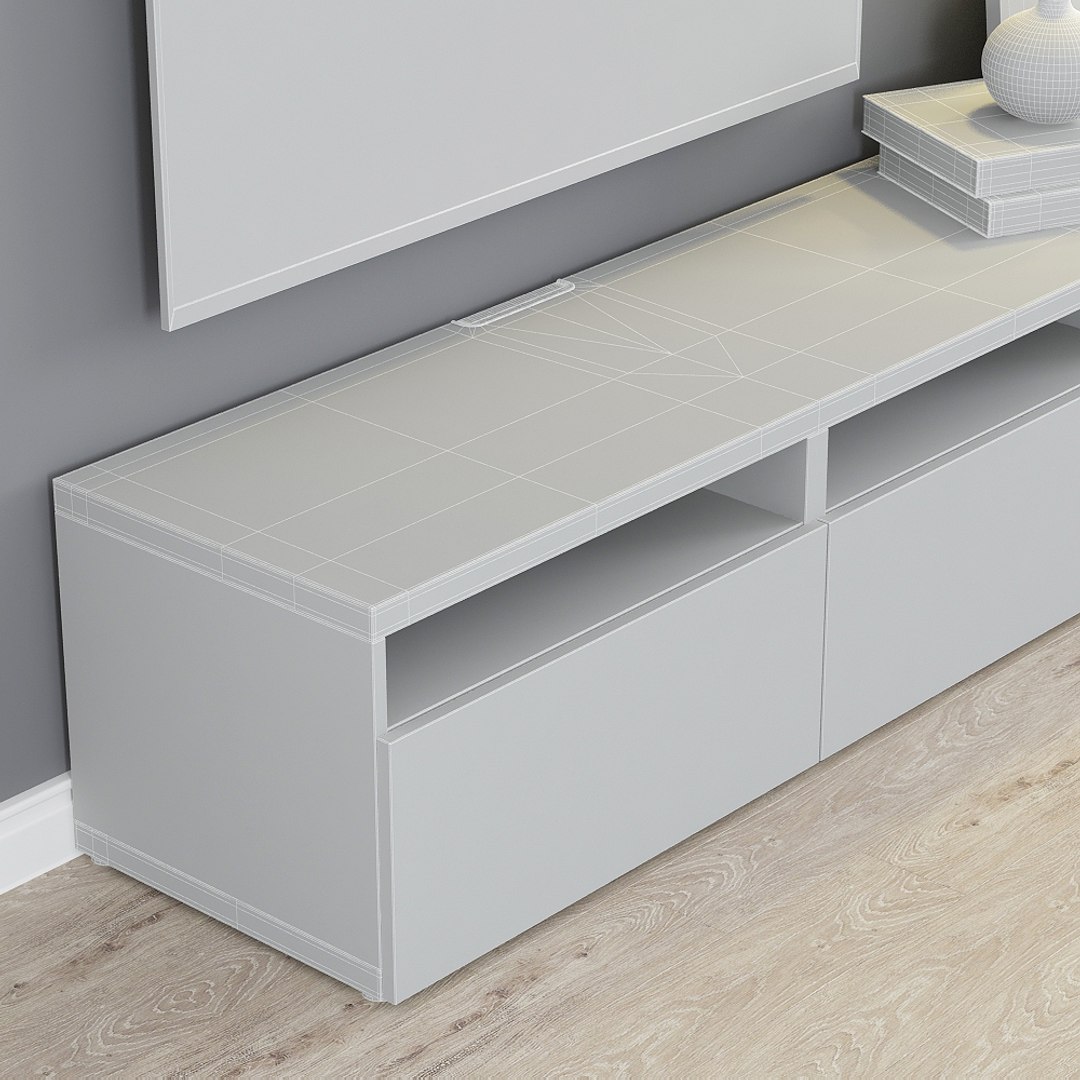 3d Model Besta Ikea