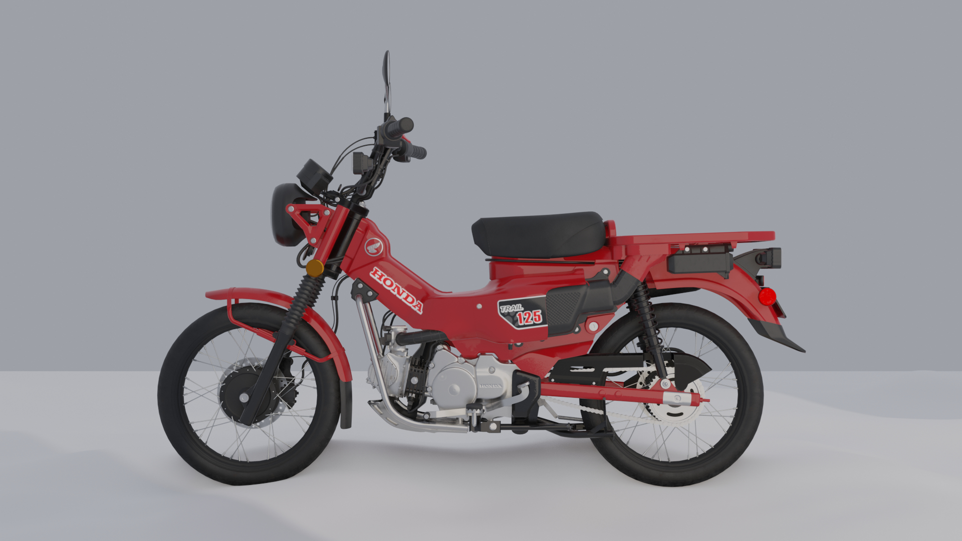3D Model Honda Hunter Cub - TurboSquid 1995952