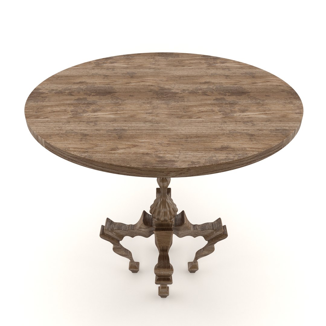Antique Table 3D Model - TurboSquid 2096489