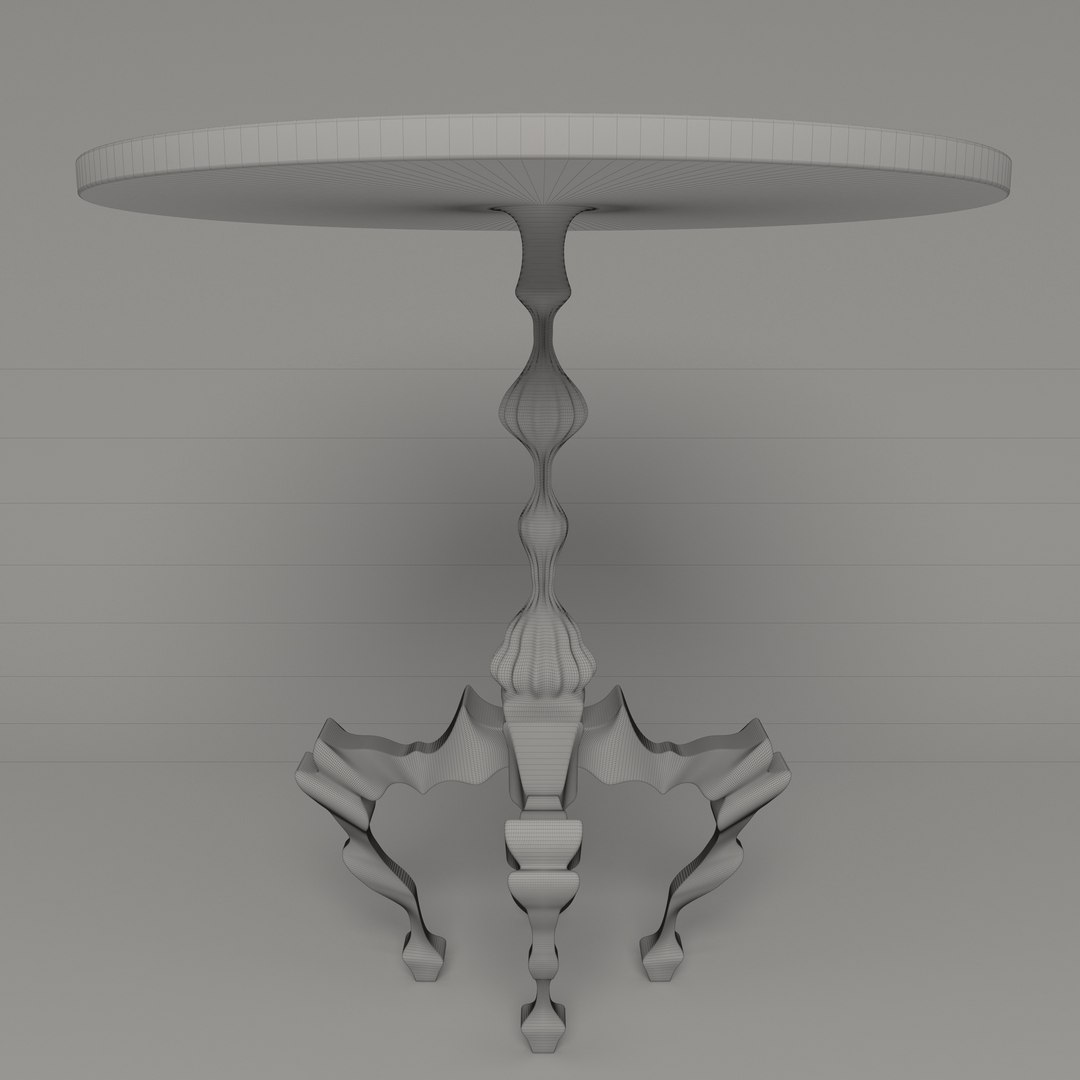 Antique Table 3D Model - TurboSquid 2096489
