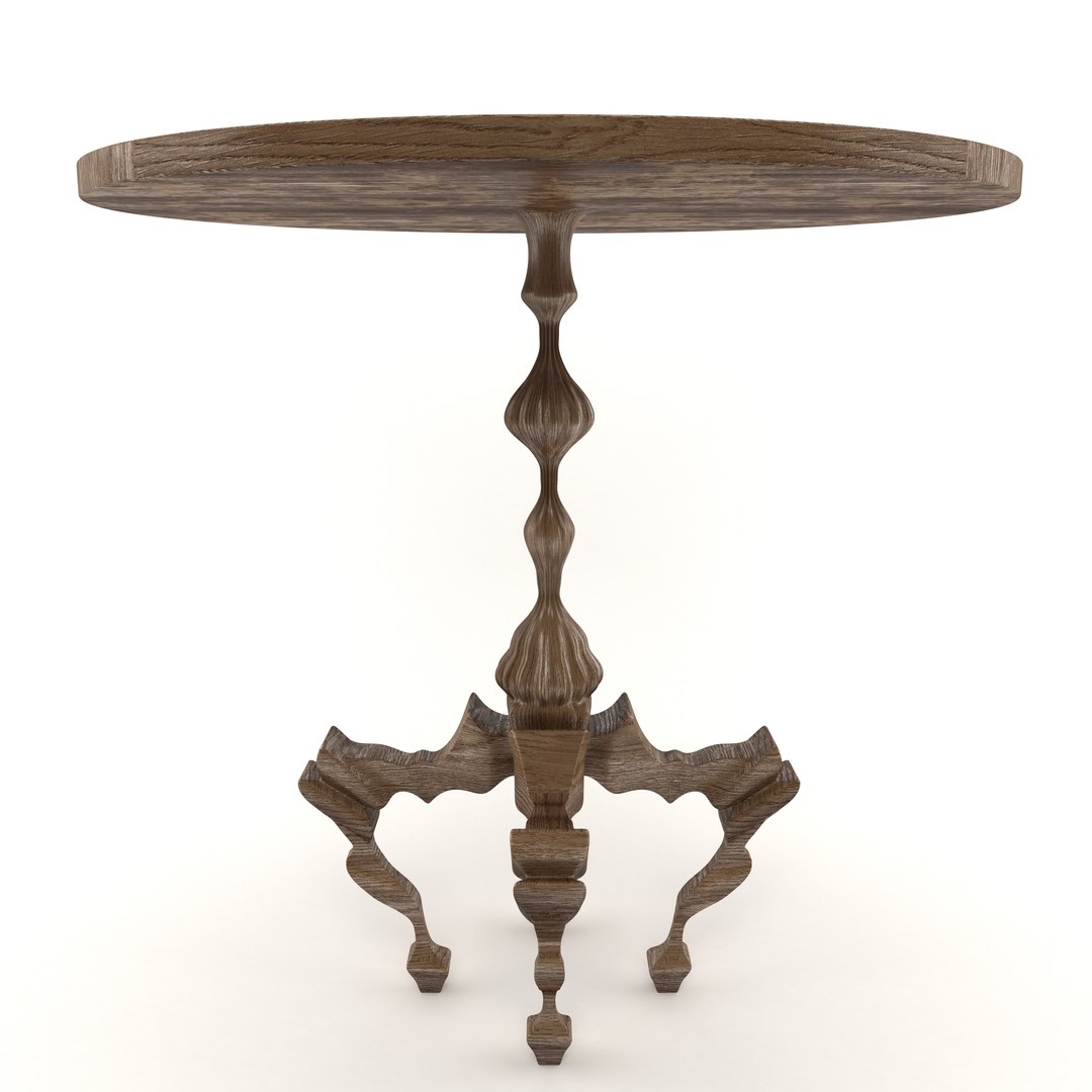 Antique Table 3D Model - TurboSquid 2096489