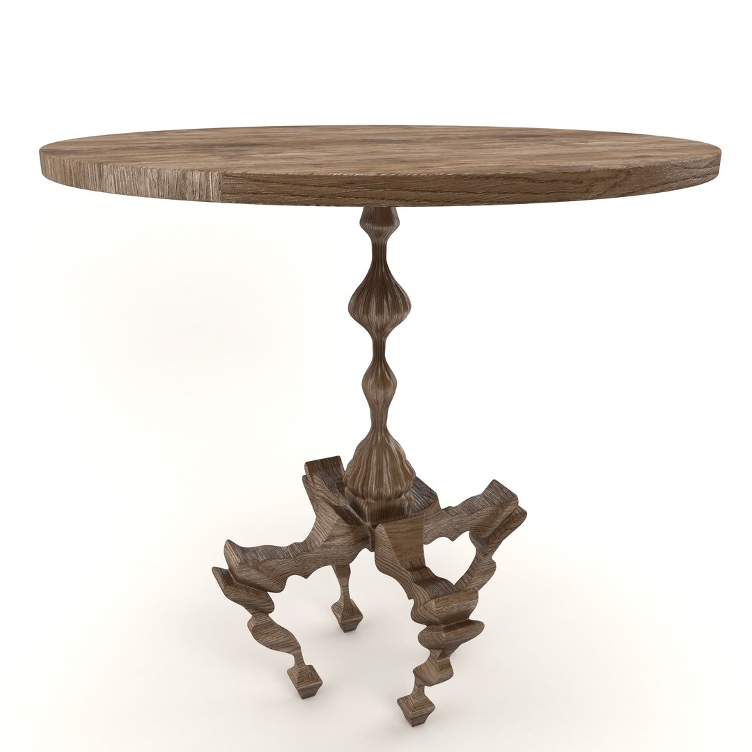 Antique Table 3D Model - TurboSquid 2096489