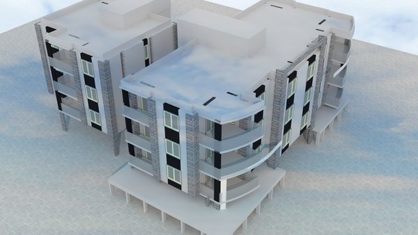 modelo 3d Construyendo 2 bloques - TurboSquid 2117475