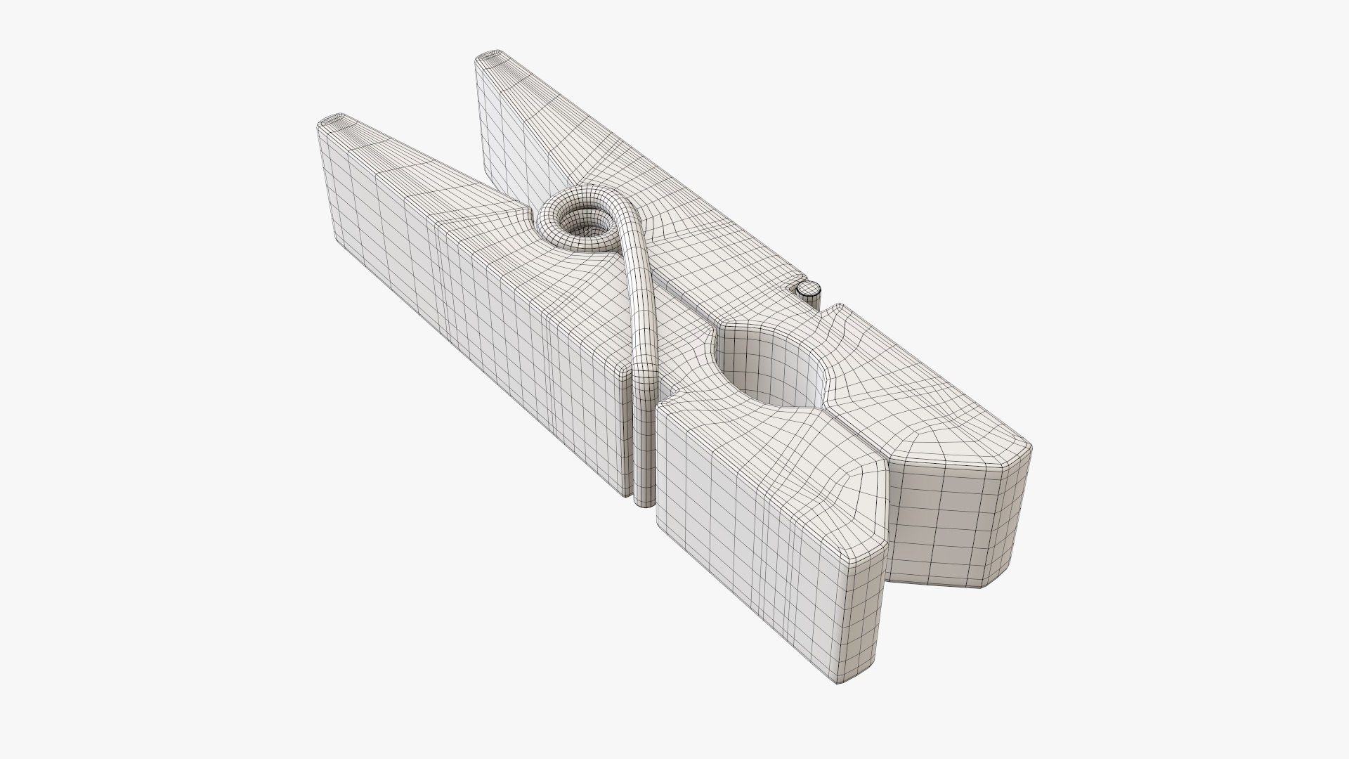 Wooden clothes clothespin 3D - TurboSquid 1571308