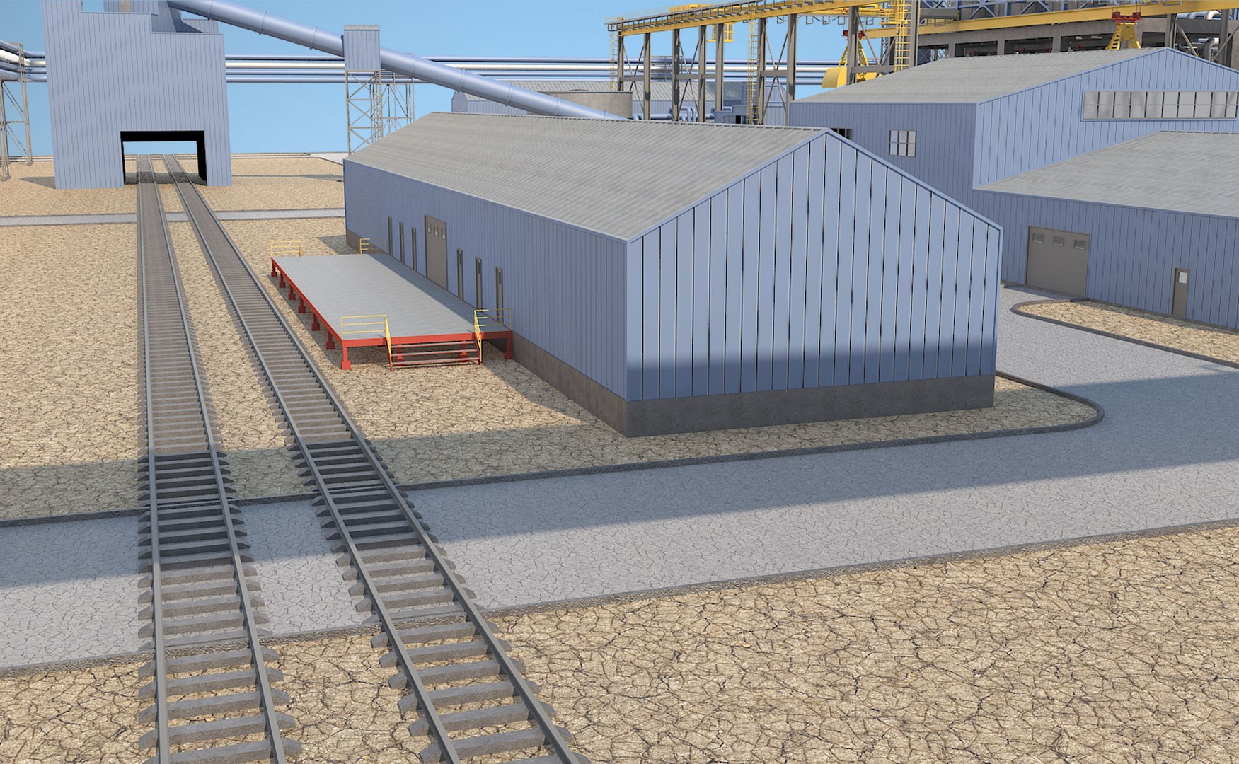 3D delayed coker unit model - TurboSquid 1283684