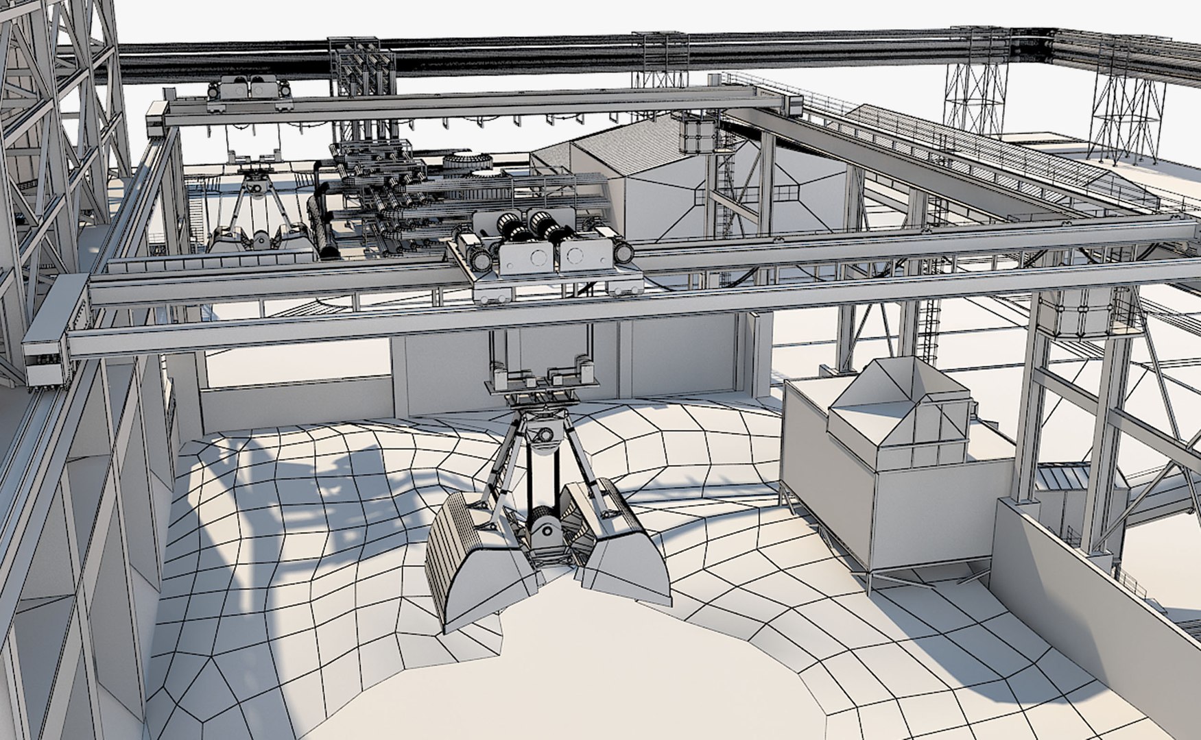 3D delayed coker unit model - TurboSquid 1283684