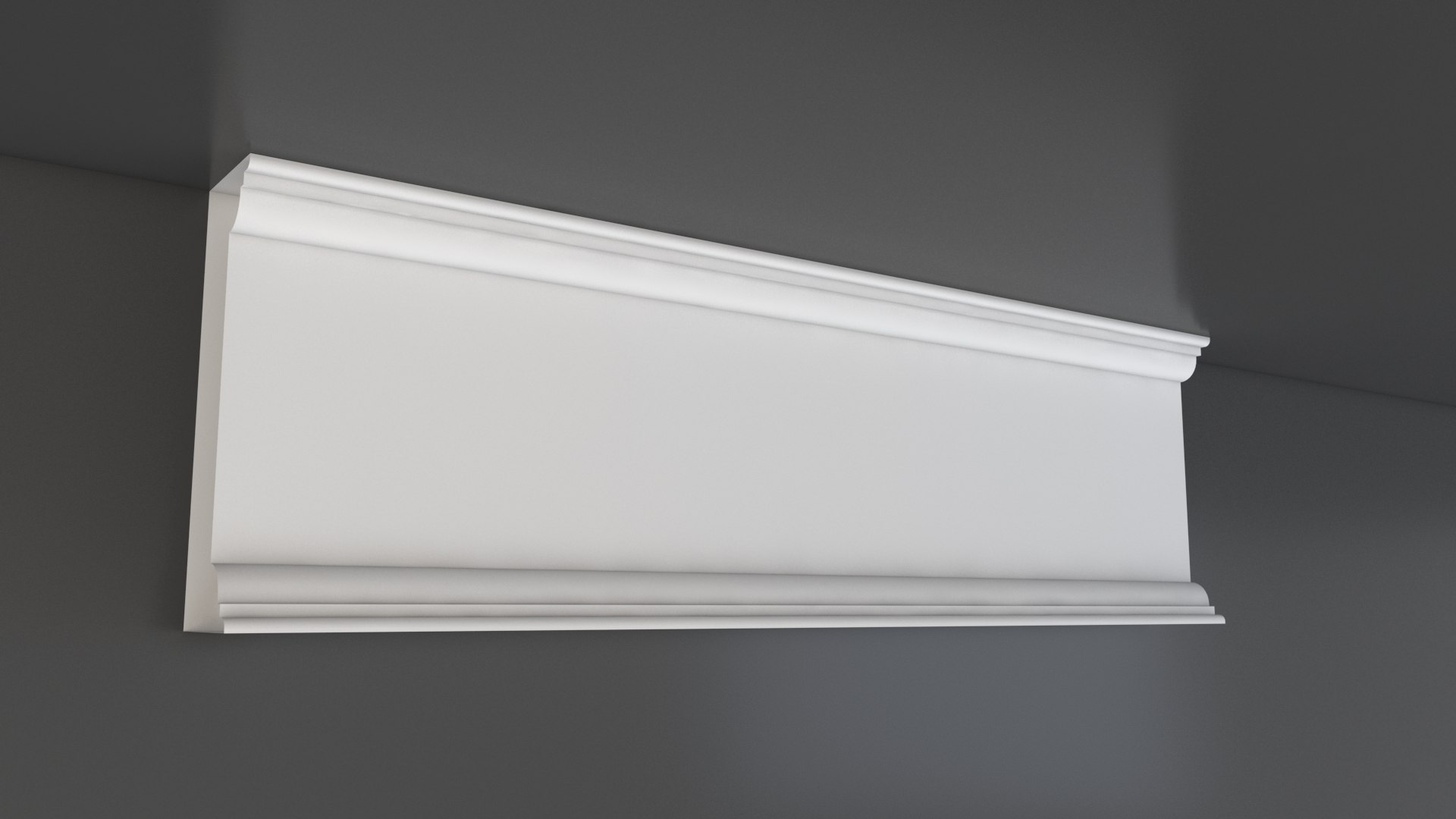 Cornice 190 Straight 3D Model - TurboSquid 2038453