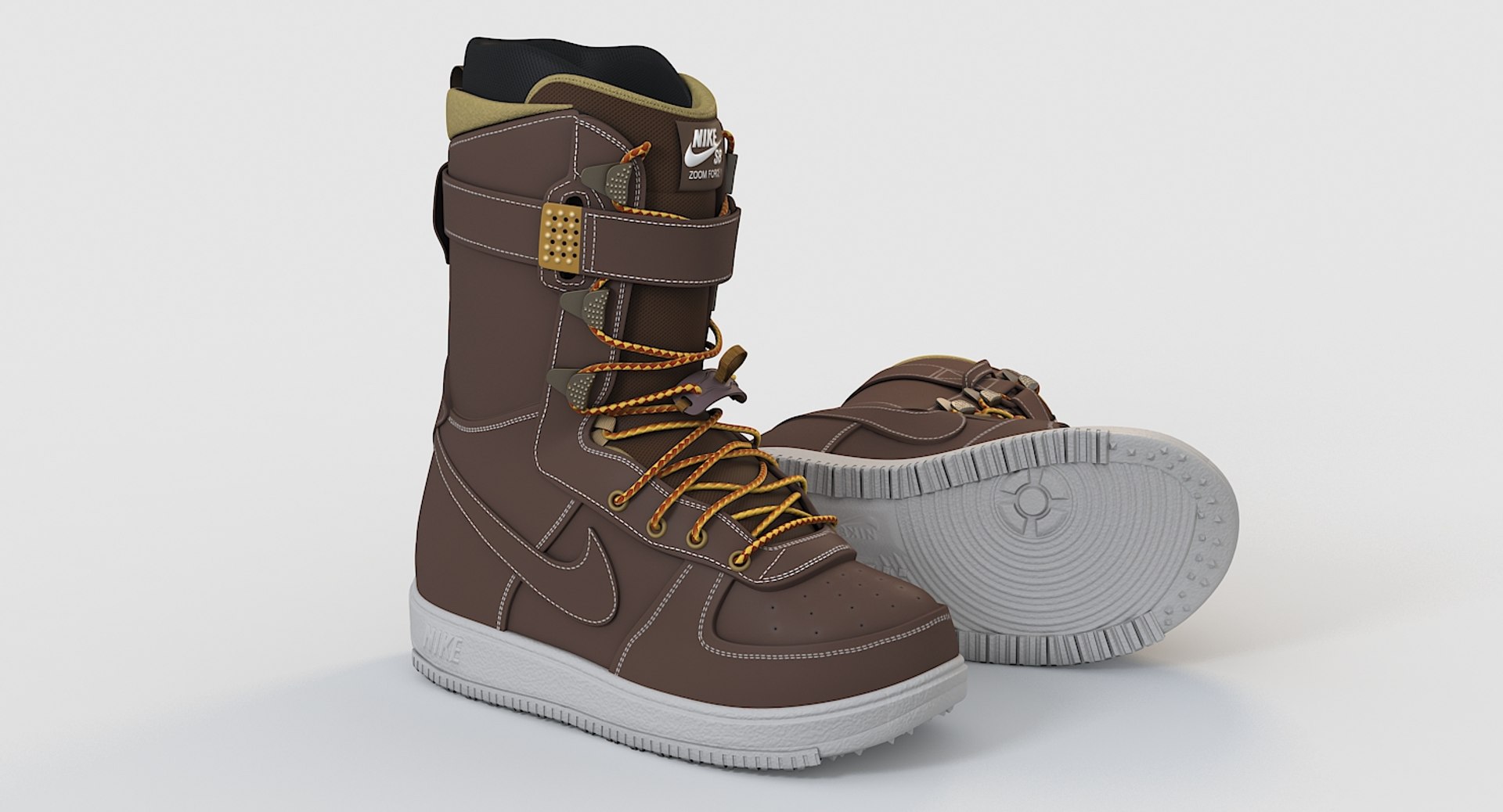 Nike Zoom Force 1 3D - TurboSquid 1269107