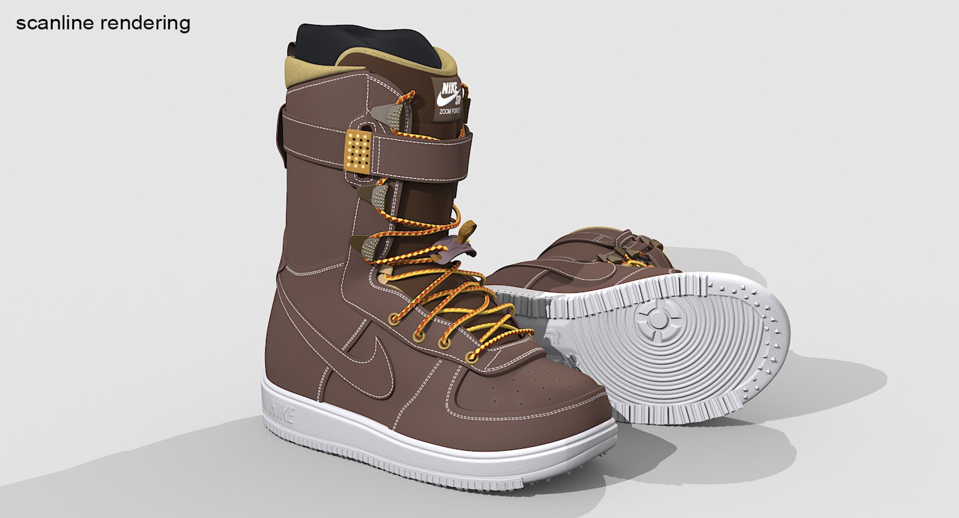 Nike Zoom Force 1 3D - TurboSquid 1269107