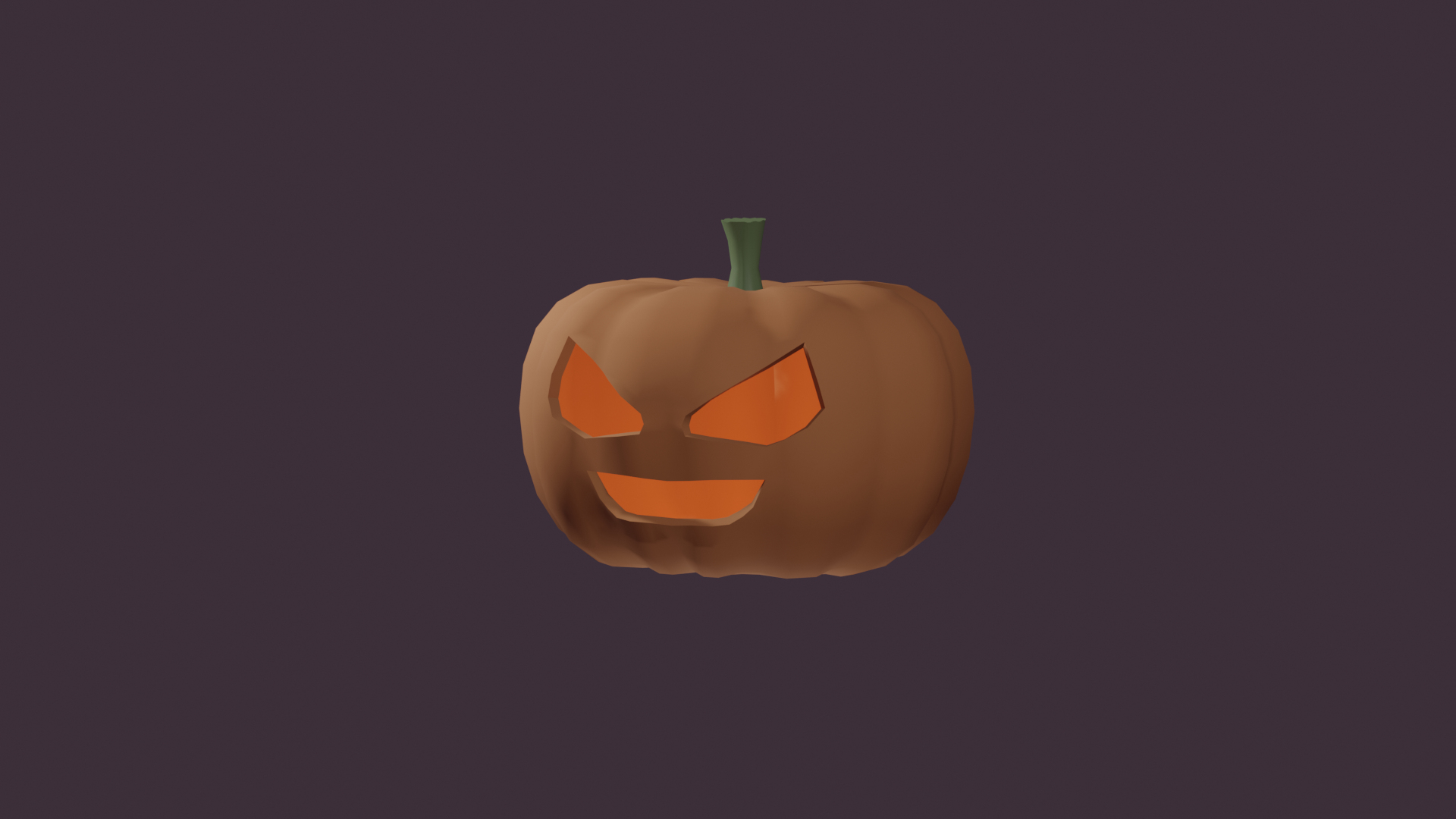 3D Model Halloween Pumpkin - Low Poly - FBX OBJ And Blend - TurboSquid ...