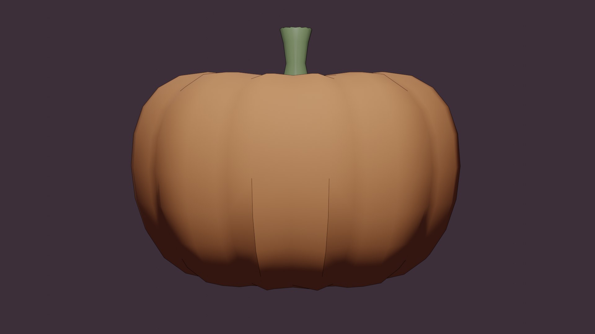 3D Model Halloween Pumpkin - Low Poly - FBX OBJ And Blend - TurboSquid ...