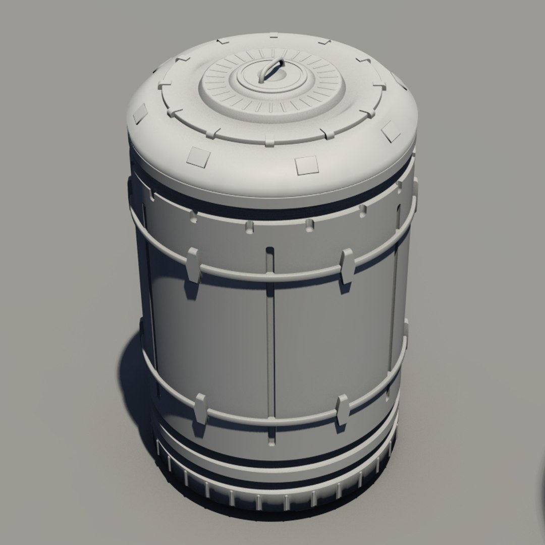 3D Model Sci-fi Container - - TurboSquid 1171227