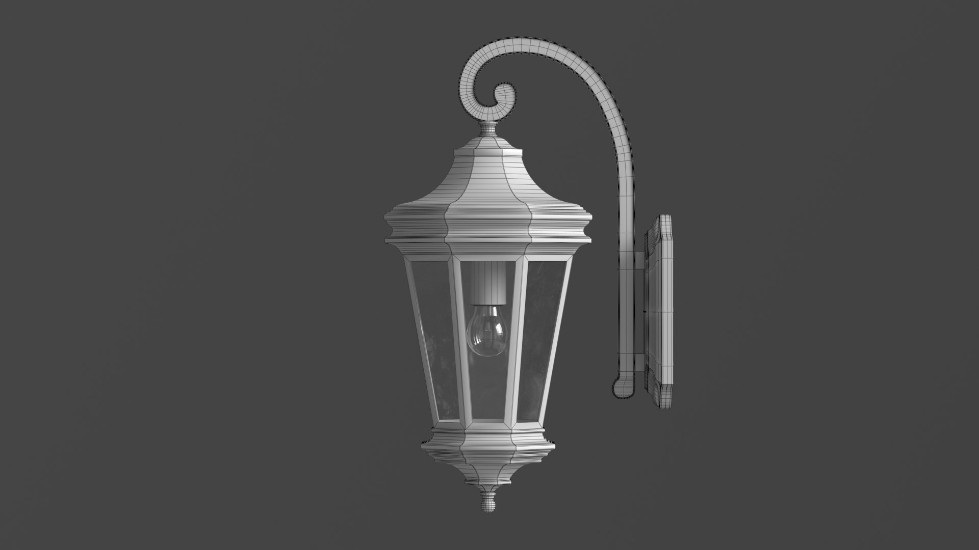3D Outdoor Lamp Model - TurboSquid 1498035