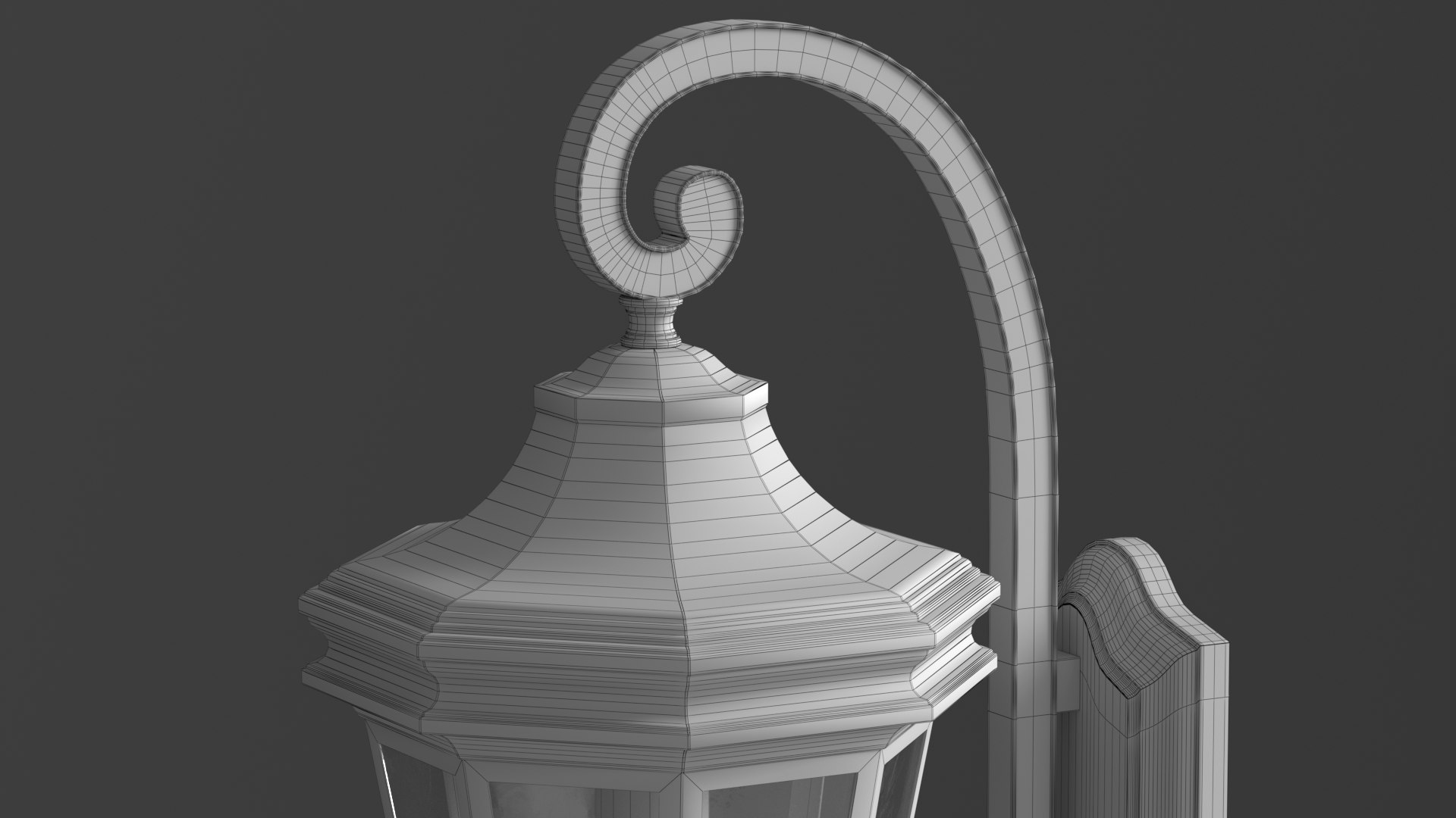 3D Outdoor Lamp Model - TurboSquid 1498035