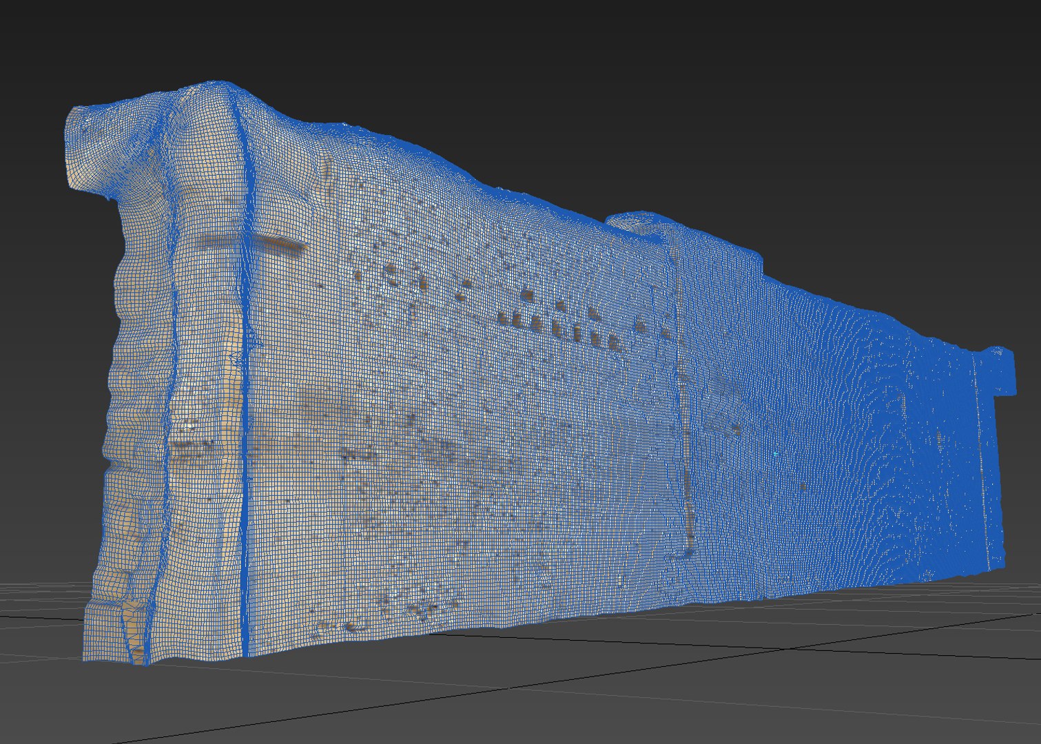3D Temple Wall - TurboSquid 1518118
