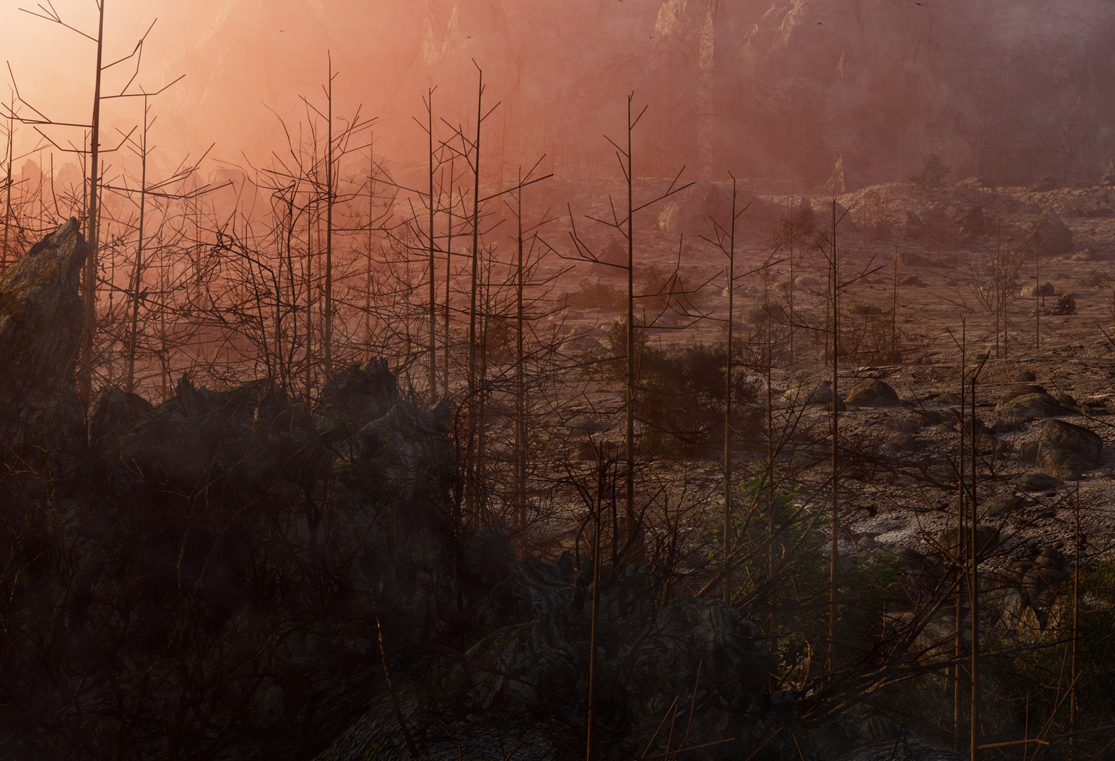 Asian Star Gate Landscape 3D model - TurboSquid 2036853