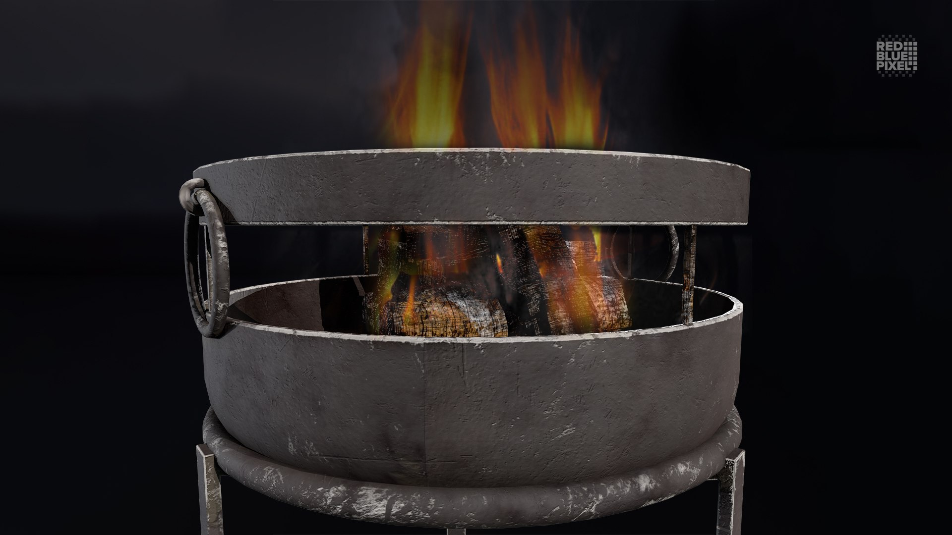 3D Pathway Fire 02 - TurboSquid 2306579