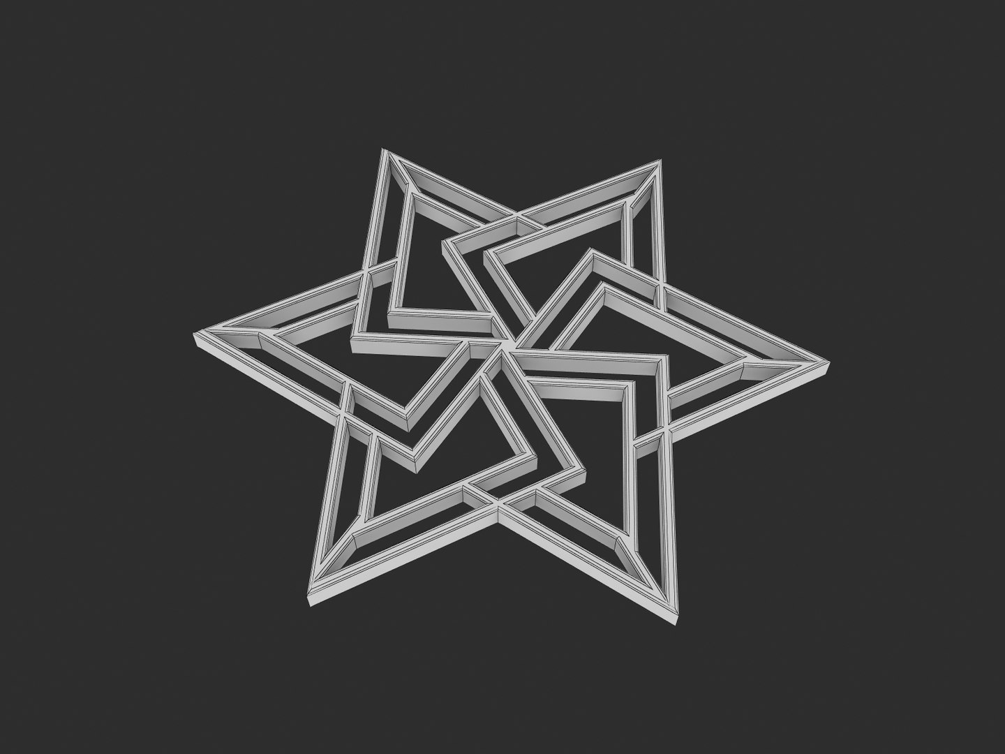 3D Star David Model - TurboSquid 1429475