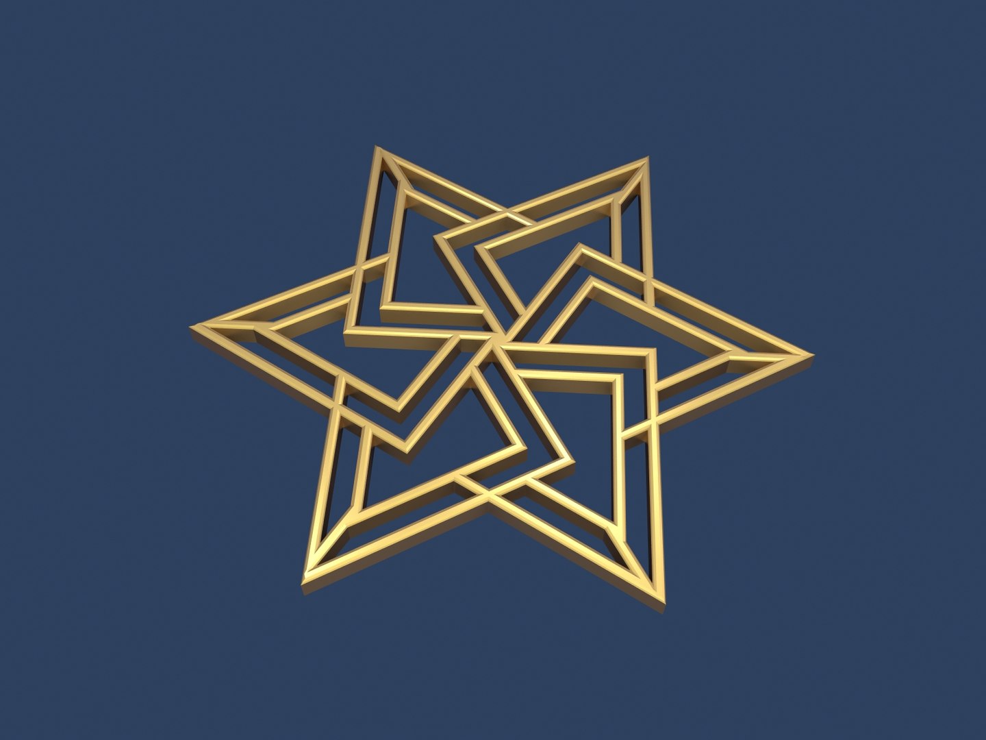 3D Star David Model - TurboSquid 1429475