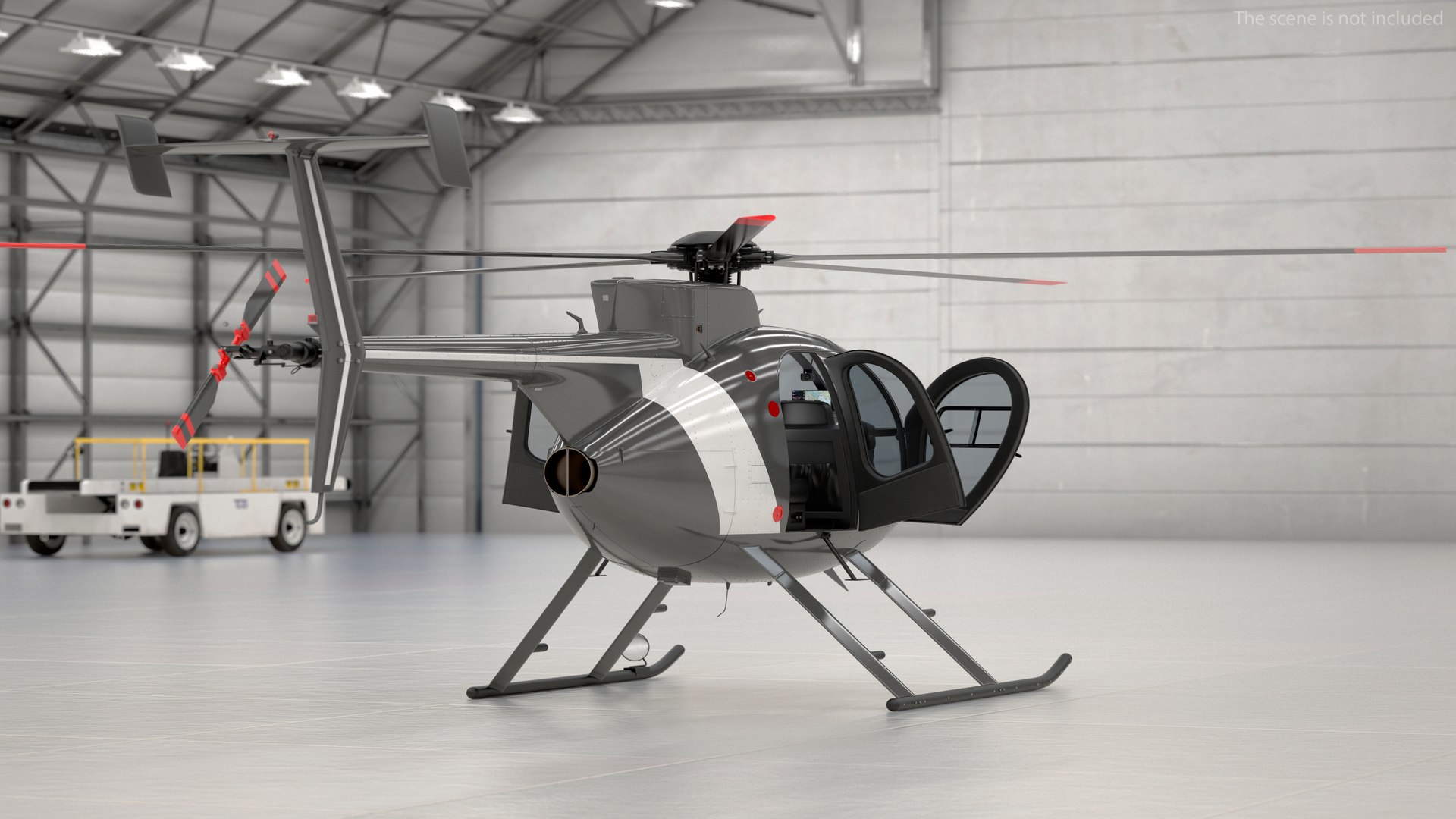 Utility Civilian Helicopter Rigged 3D Model - TurboSquid 1713105