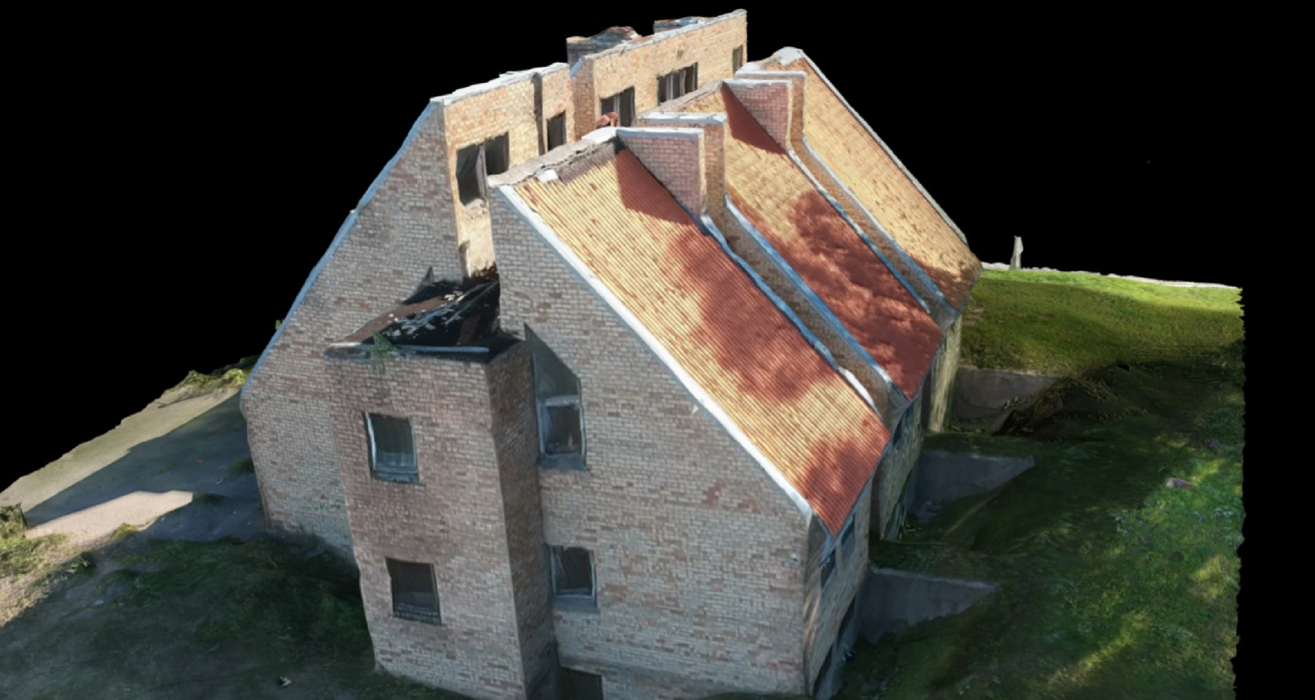 Soviet Brick Building 3D Model - TurboSquid 1630187