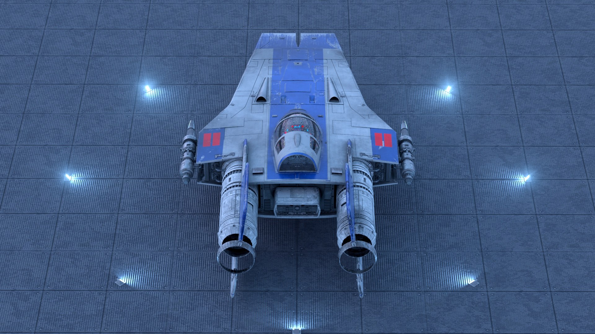 Rz-2 a-wing 3D model - TurboSquid 1547439