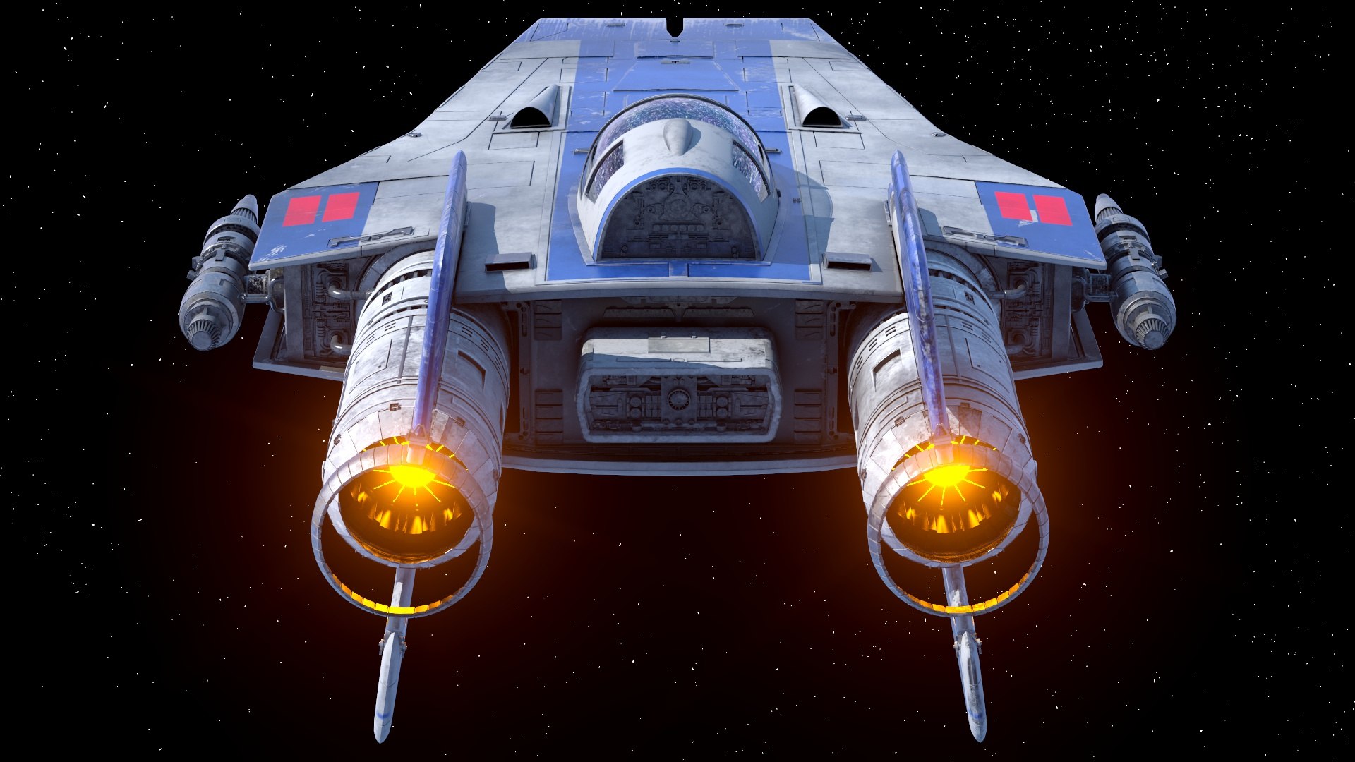 Rz-2 a-wing 3D model - TurboSquid 1547439