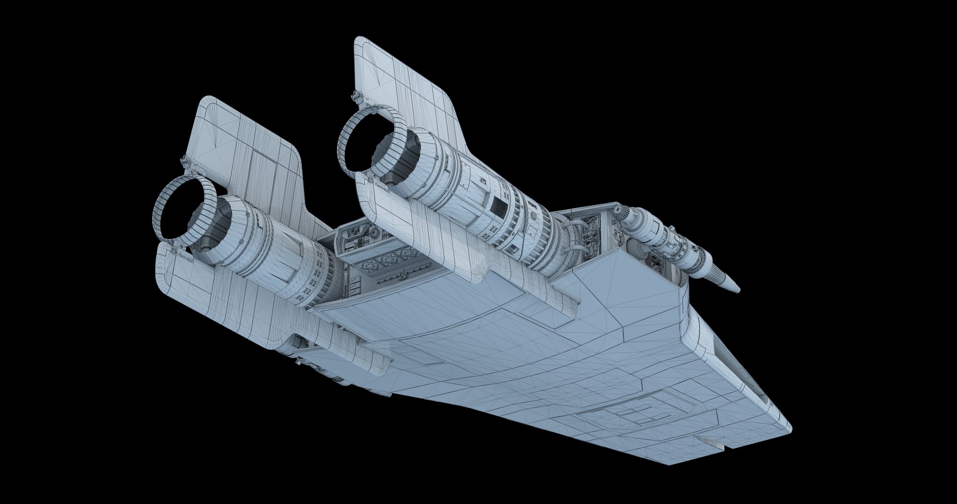 Rz-2 a-wing 3D model - TurboSquid 1547439