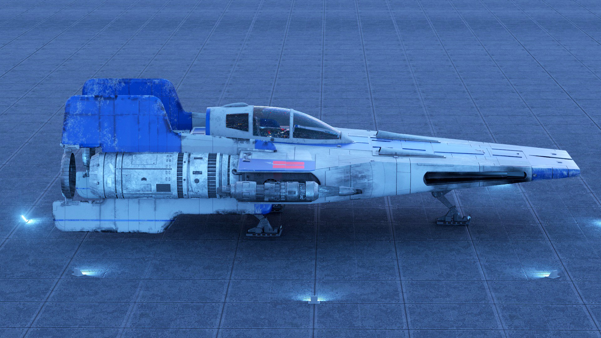 Rz-2 a-wing 3D model - TurboSquid 1547439