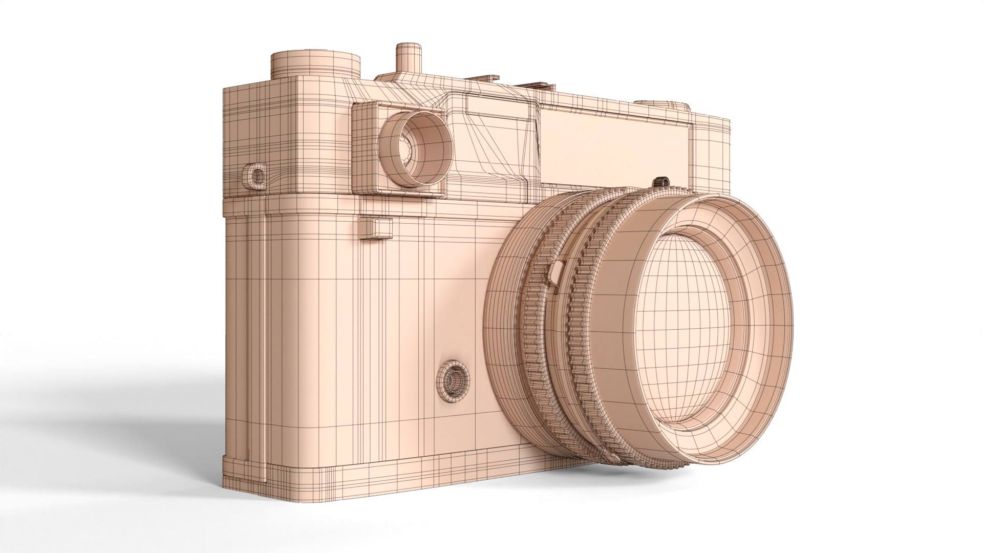 Konica Auto S Retro Film Camera 3D Model - TurboSquid 2260861