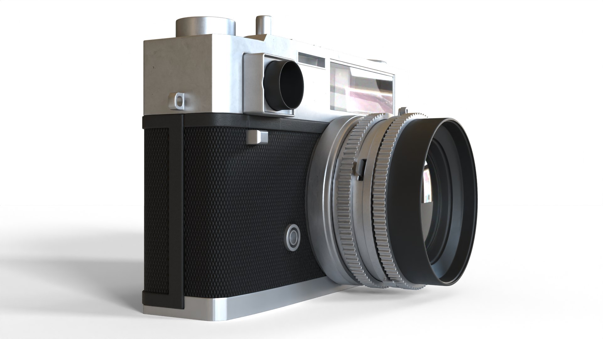 Konica Auto S Retro Film Camera 3D Model - TurboSquid 2260861