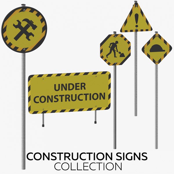 Construction Work Sign 3D Models for Download | TurboSquid