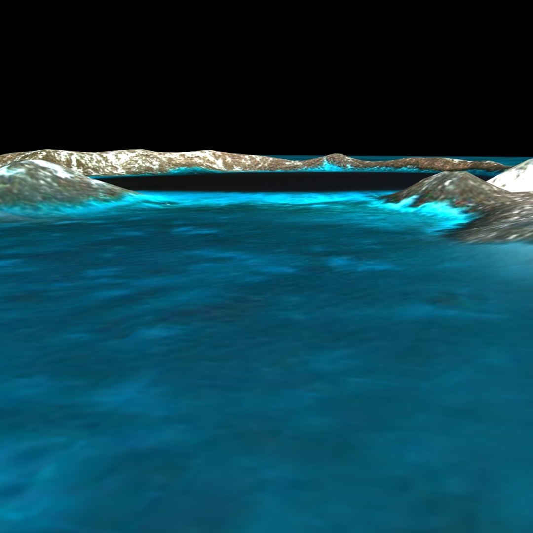 3D Blue Sinkhole - TurboSquid 1187853