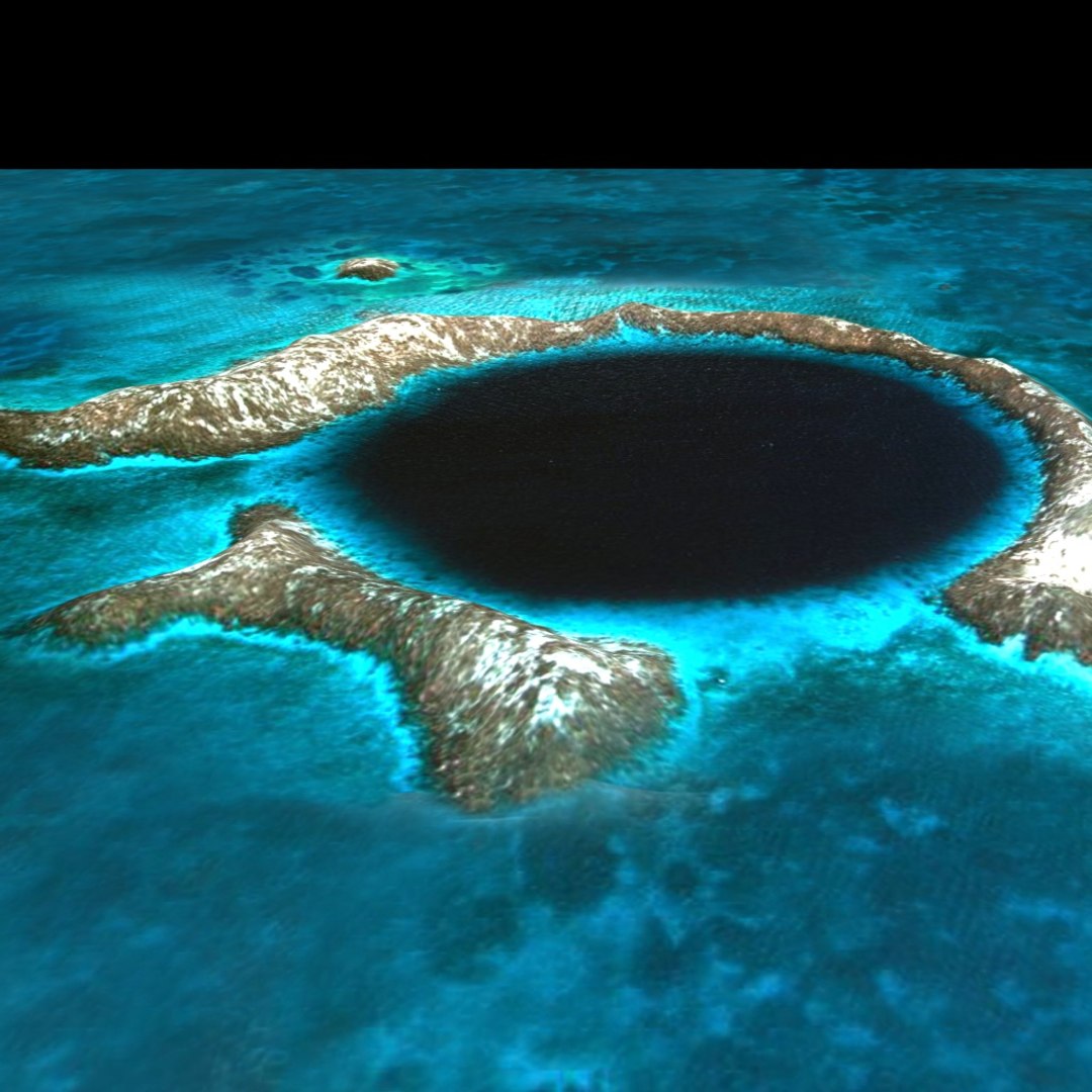 3D Blue Sinkhole - TurboSquid 1187853