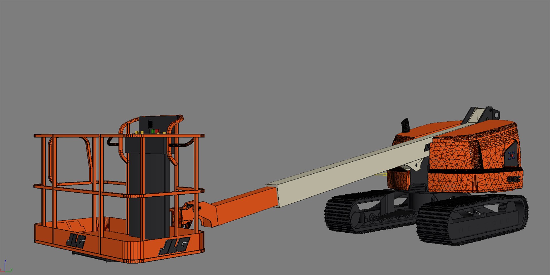 3D Telescopic Crawler Boom Lift Model - TurboSquid 1532833