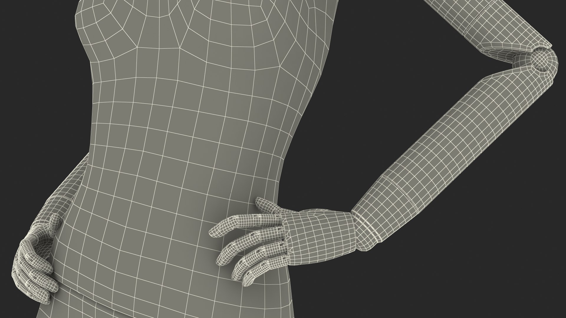 3D Flexible Female Mannequin Standing Pose - TurboSquid 1845189