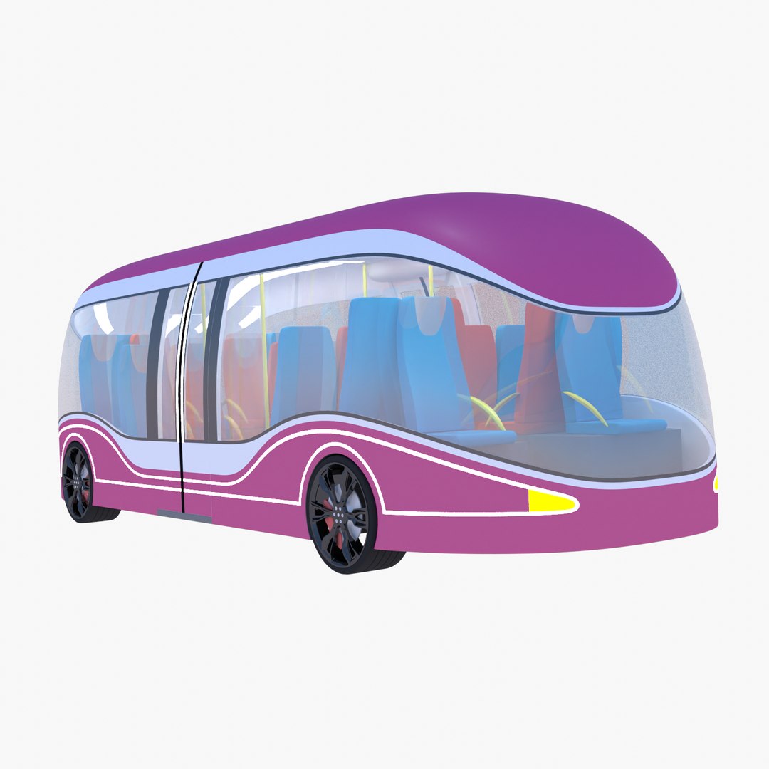 Future shuttle bus 2023 model - TurboSquid 2070547