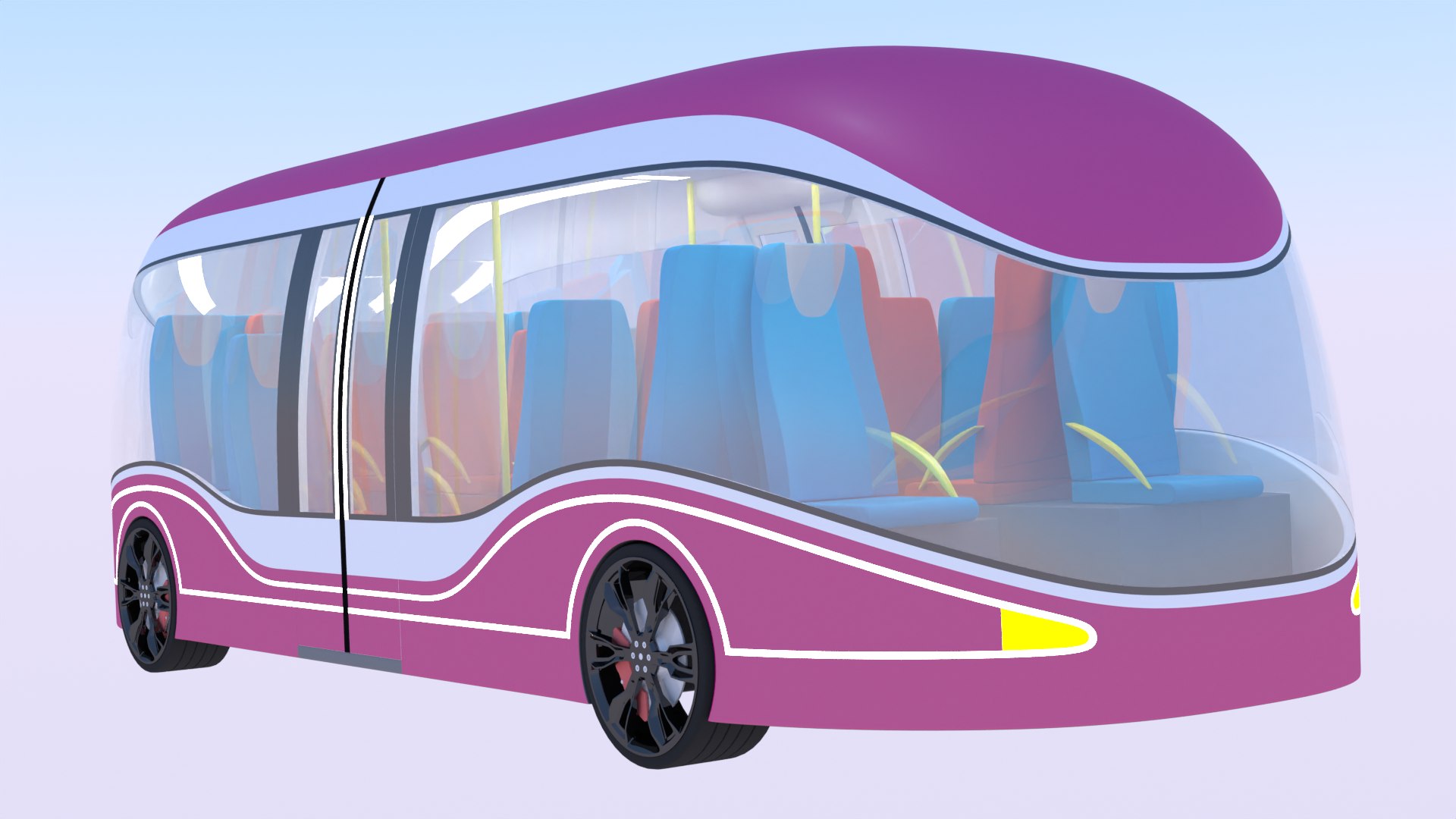 Future Shuttle Bus 2023 Model - TurboSquid 2070547