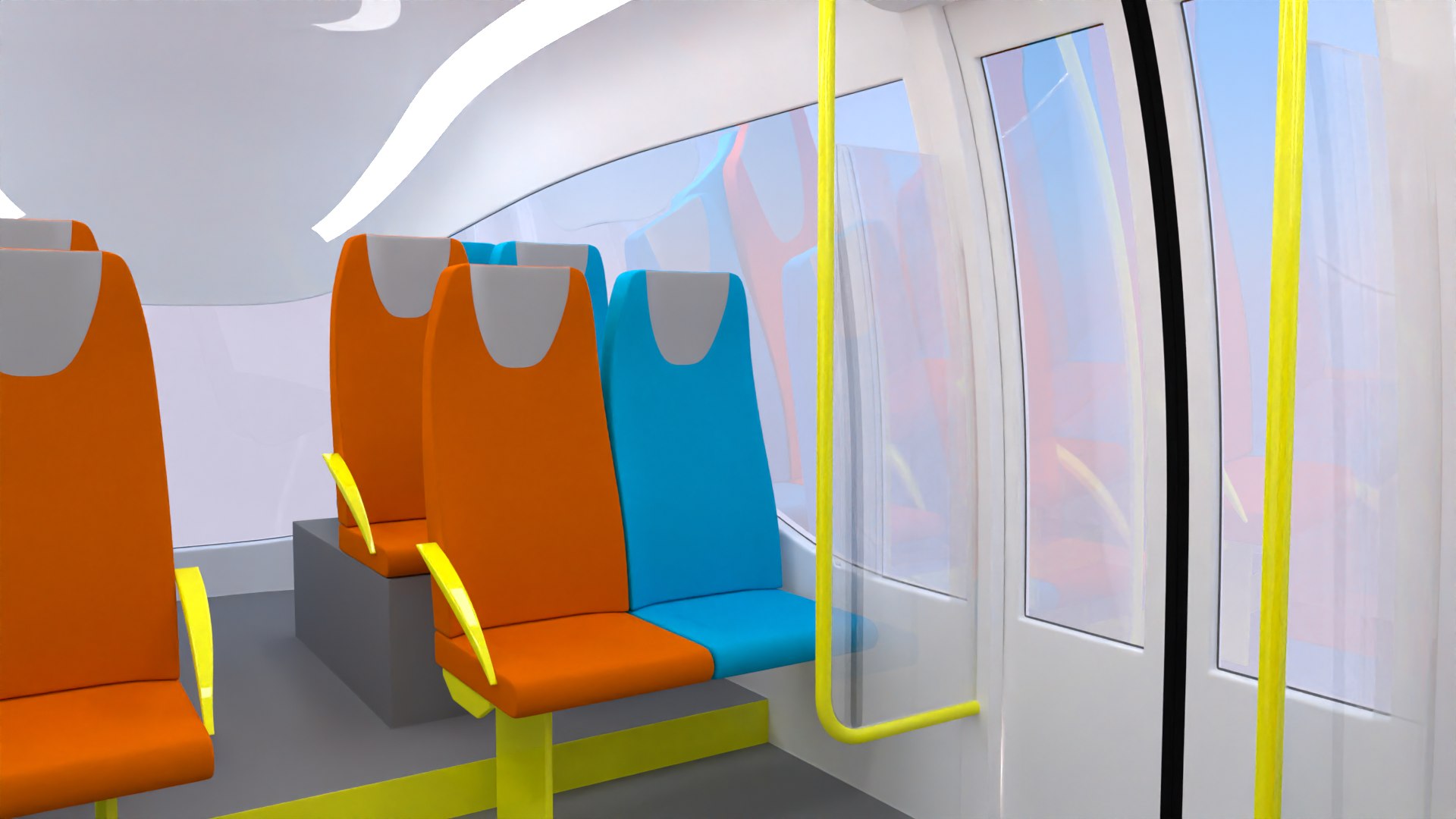 Future Shuttle Bus 2023 Model - TurboSquid 2070547