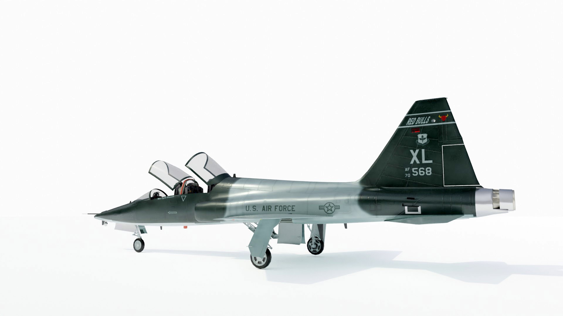 T38c T-38 Jet Trainer 3d Model