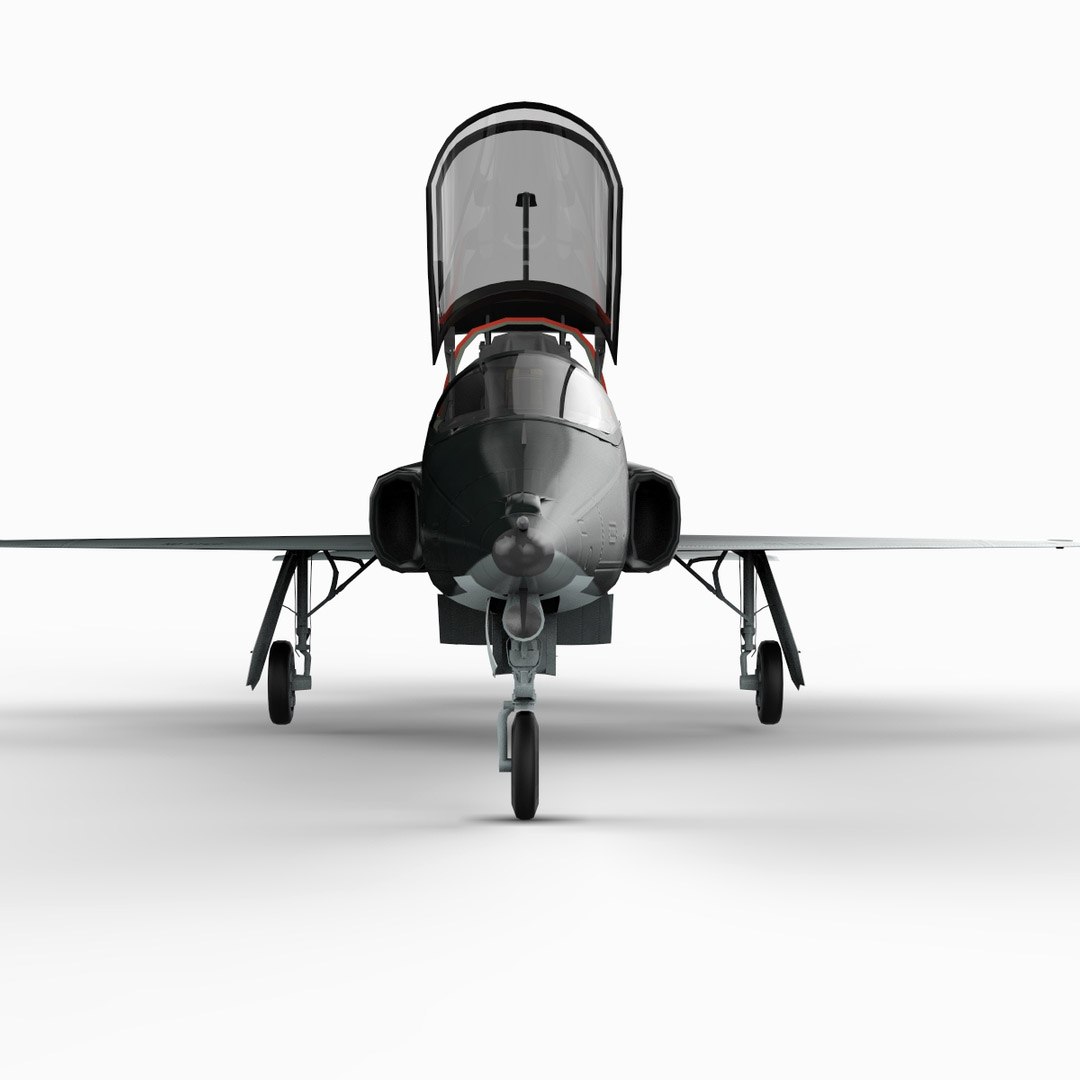 T38c T-38 Jet Trainer 3d Model